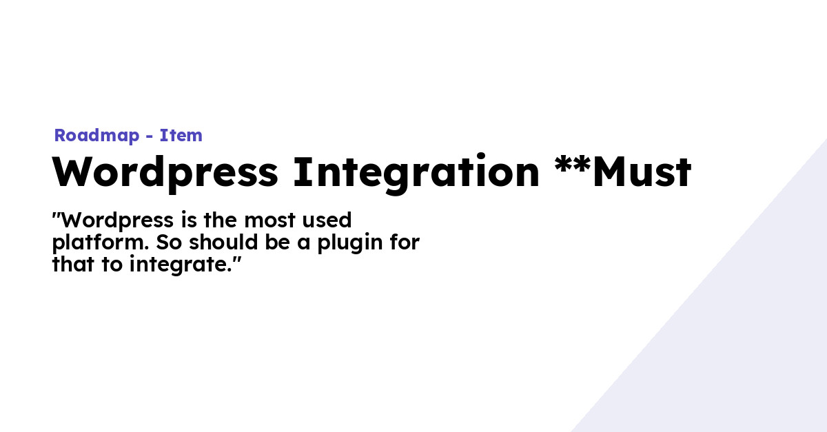 Wordpress Integration **Must - Mixpost Roadmap